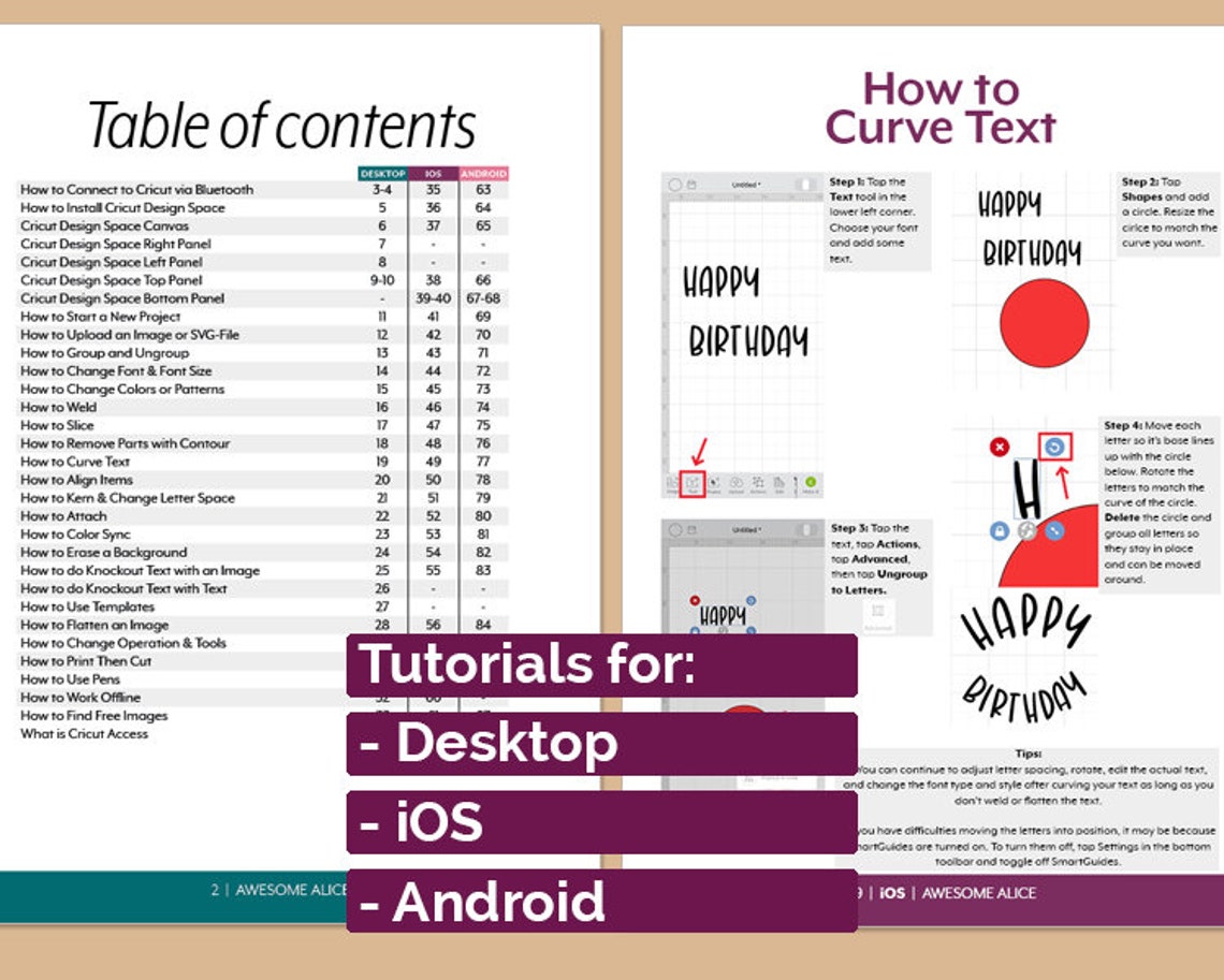 The Ultimate Guide to Cricut Design Space Cheat Sheet to - Etsy