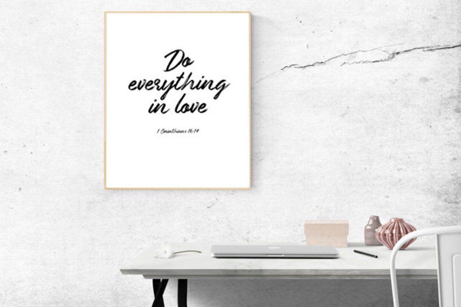 Set of 5 Printable Bible Verse Wall Art Printables Instant - Etsy