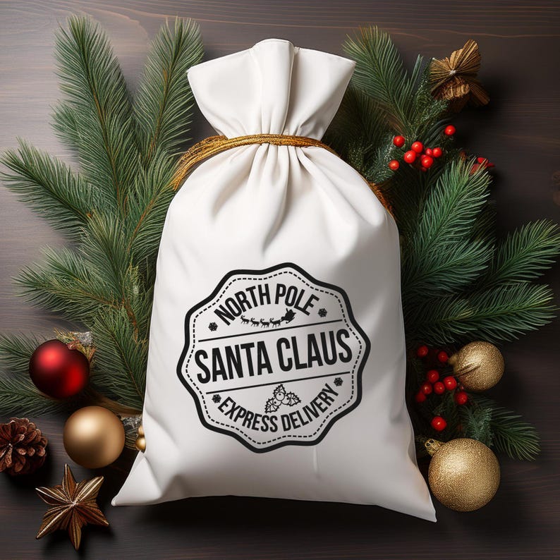 North Pole Santa Mail Svg, North Pole Svg, Express Mail Svg, Christmas ...