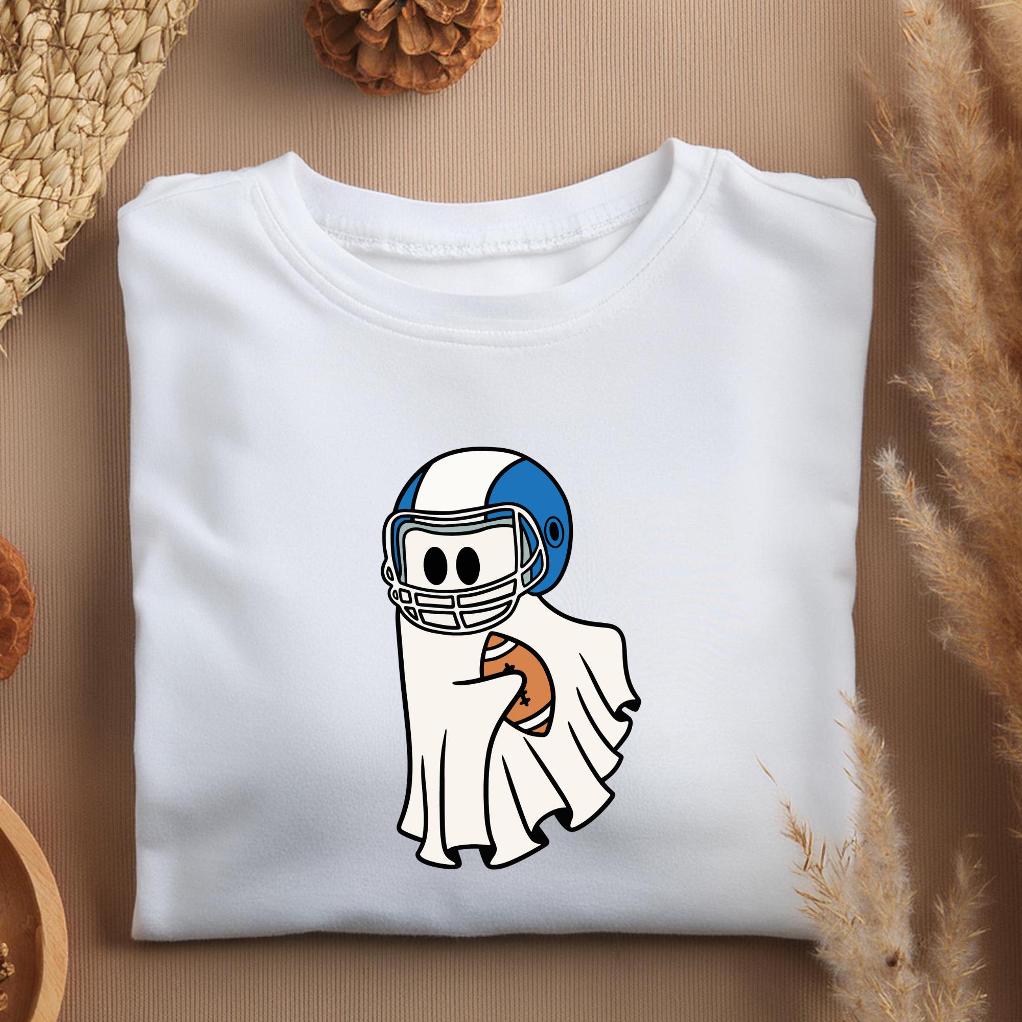 Cute Sport Ghost SVG Bundle, Ghost American Football Halloween, Ghost ...