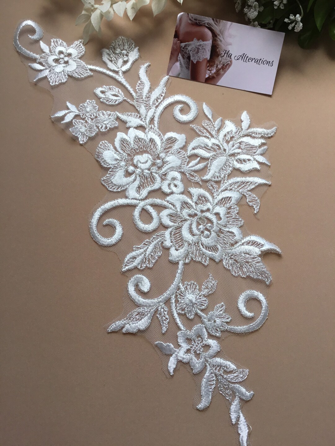 Ivory Lace Metallic Threading lace for Wedding Dresses - Etsy