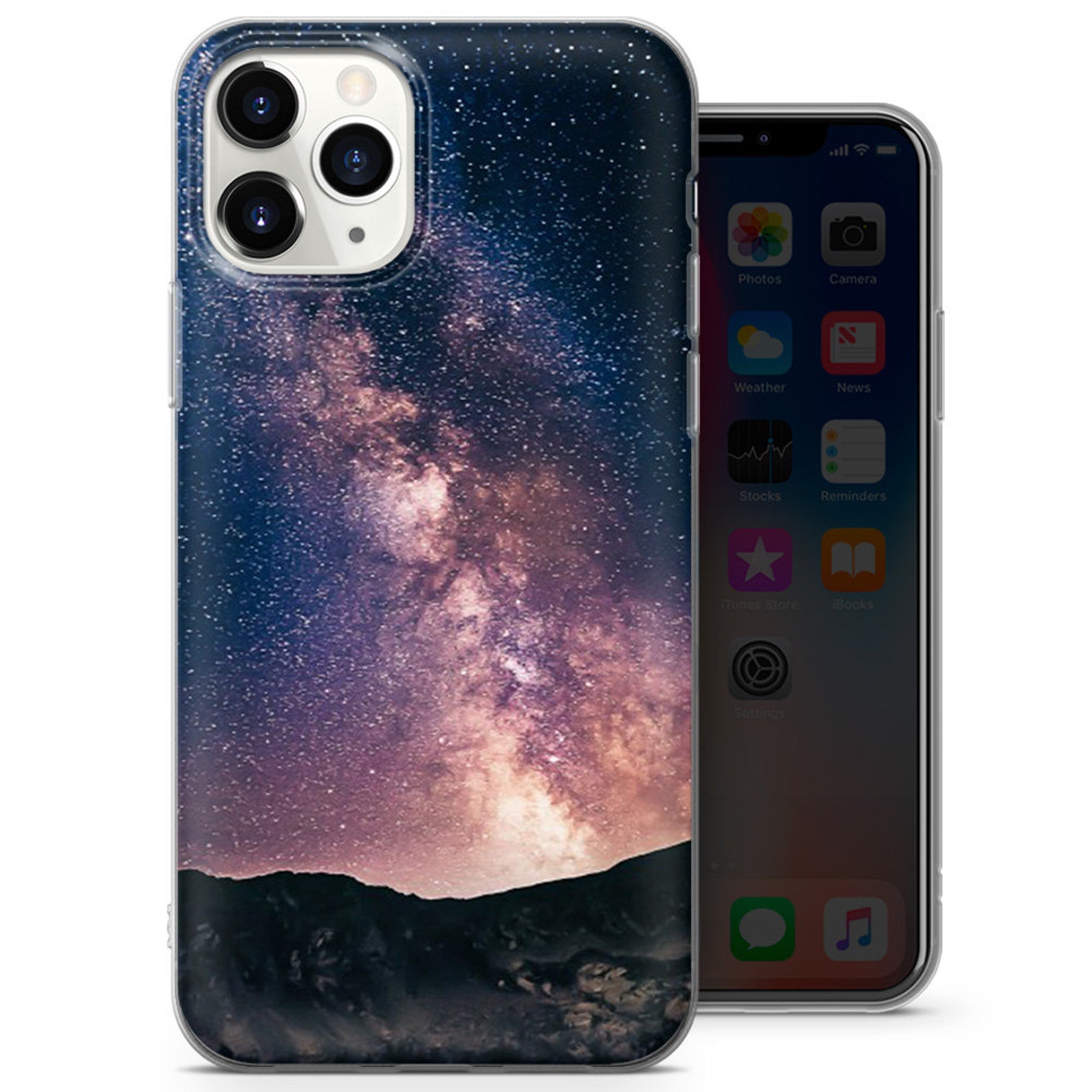 Galaxy Gel Phone Case For iPhone SE 5 6 7 8 12 11 XS XR s8 s9 | Etsy