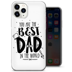 Fathers Day Best Super Dad Phone Case for iPhone SE 5 6 7 8 11 12 13 14 ...