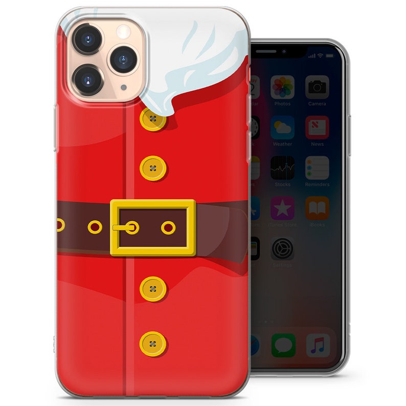 Christmas Santa Claus Gel Phone Case for iPhone SE 5 6 7 8 11 12 XS XR ...