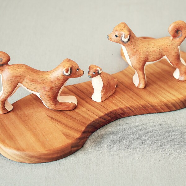 Wooden Dog - Etsy