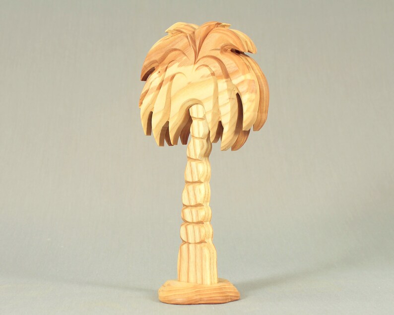 Wooden PALM TREE Handmade Toys Painted Tree Tropical Wooden - Etsy