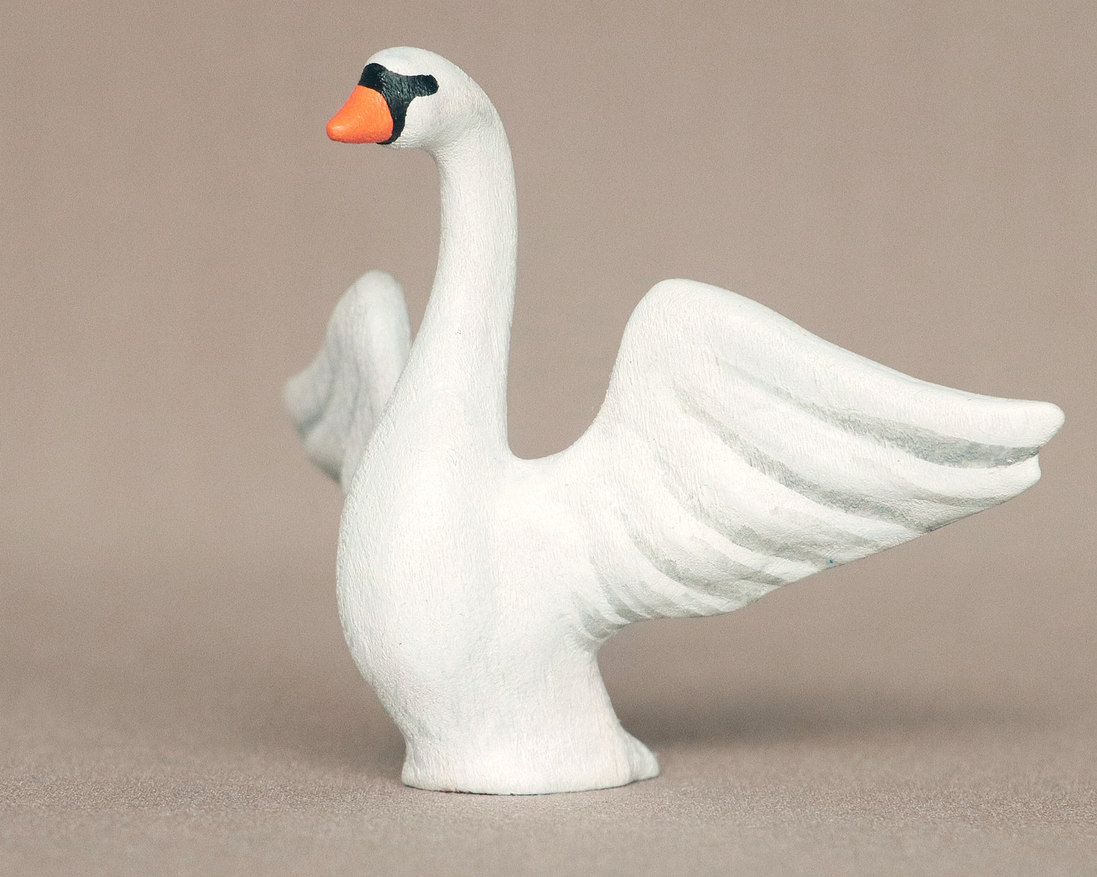 Swan Wooden Toy Decorative Swan Wooden Swans Family Bird | Etsy
