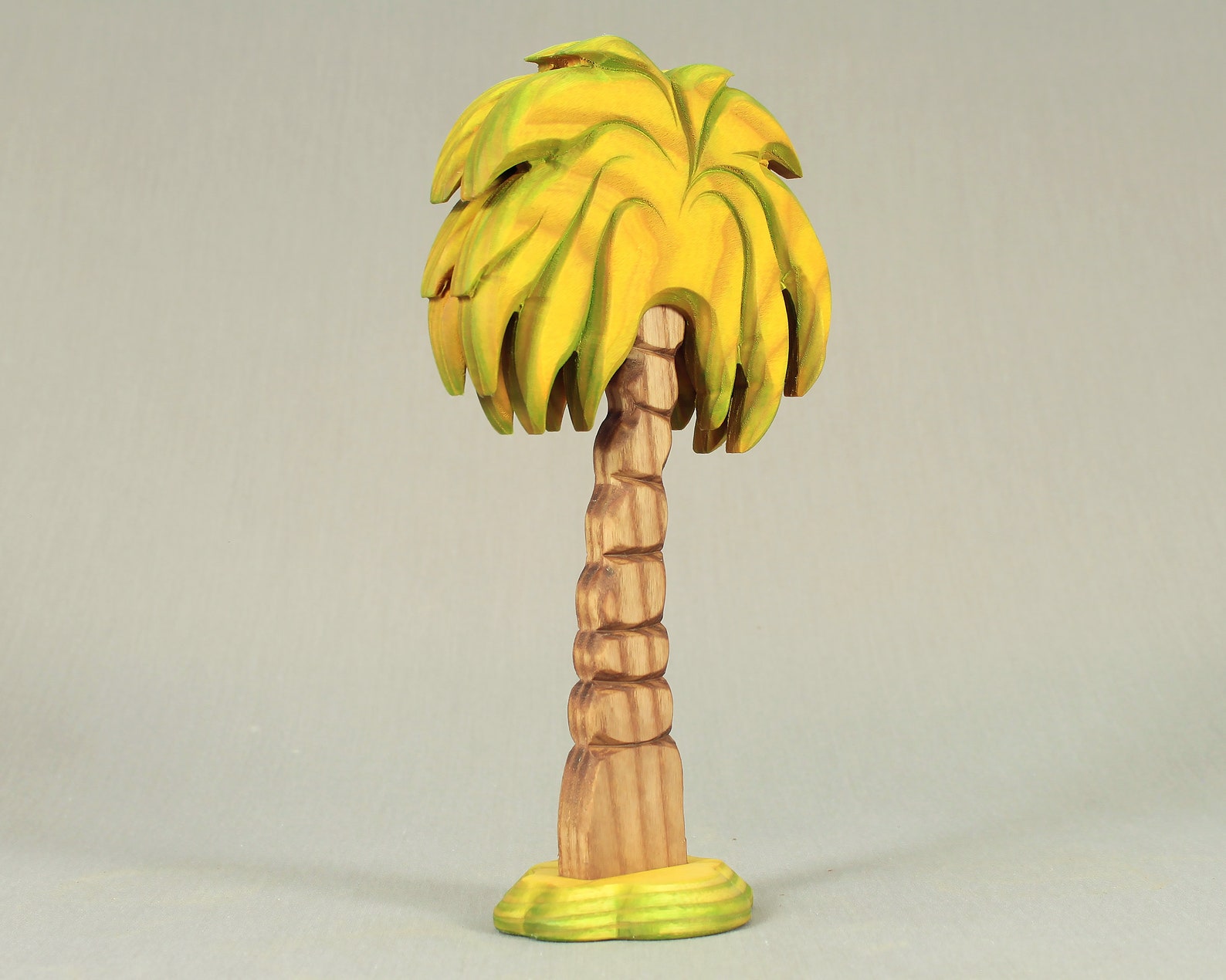 Wooden PALM TREE Handmade Toys Painted Tree Tropical Wooden | Etsy