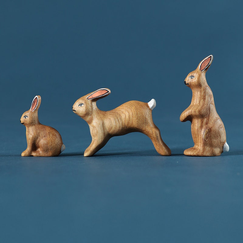 Rabbit Figurines - Etsy
