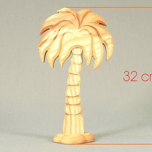 Wooden PALM TREE, Handmade Toys, Painted Tree, Tropical Wooden Toy ...