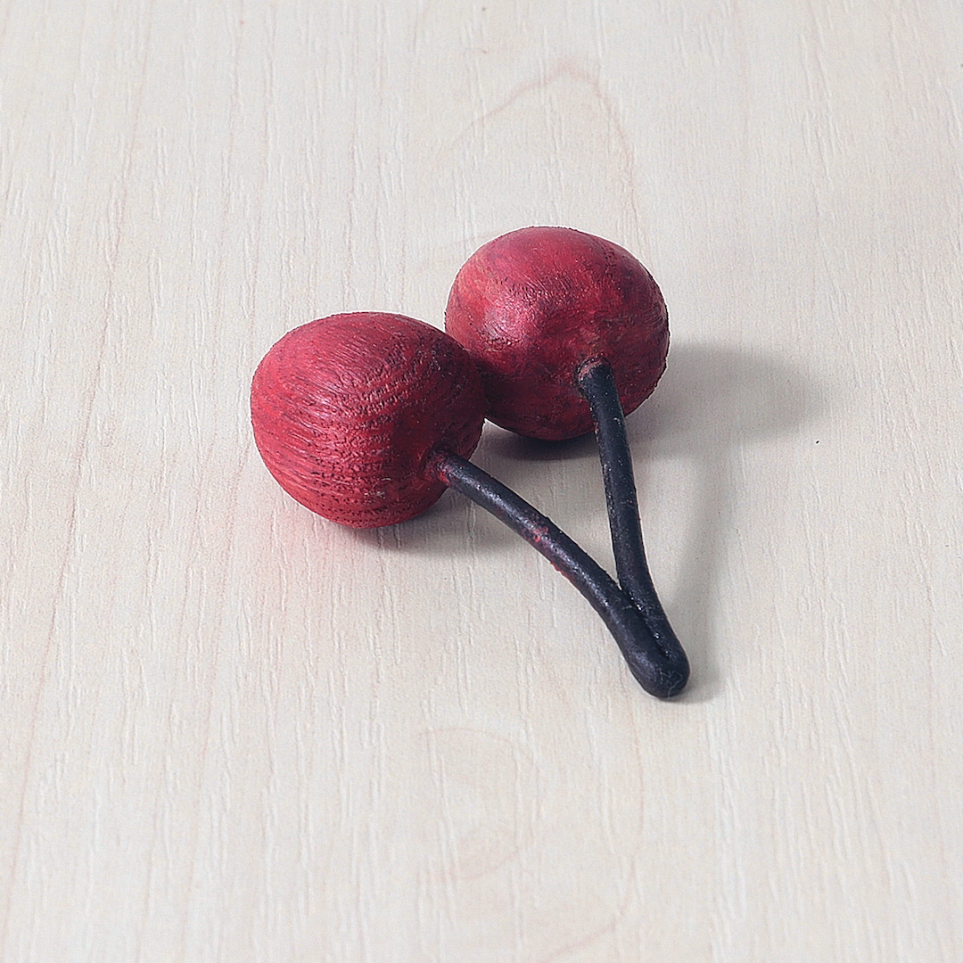 Wooden Cherry Toy | Hand Painted Cherry | Montessori Toys | Waldorf ...