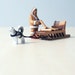 Wooden Inuit People Wooden Eskimo Figures Hand Made Toy - Etsy