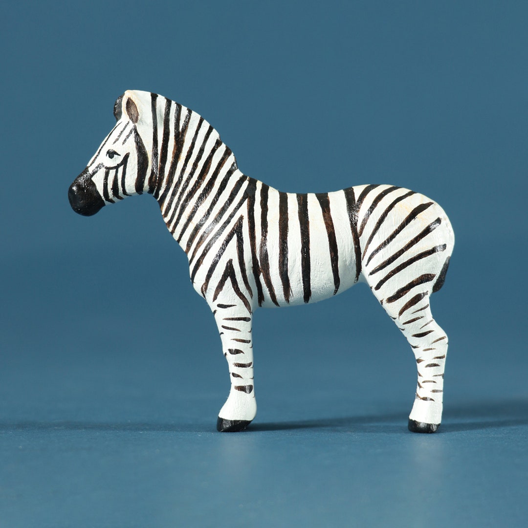 Zebra Wooden Toy, Perfect Gift for Children, Waldorf Animals, Wooden ...