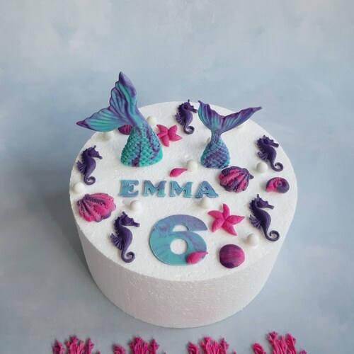 Mermaid Cake Topper | Etsy