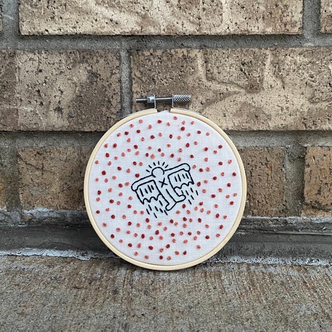 Keith Haring Flying Devil 4 Embroidery Hoop - Etsy