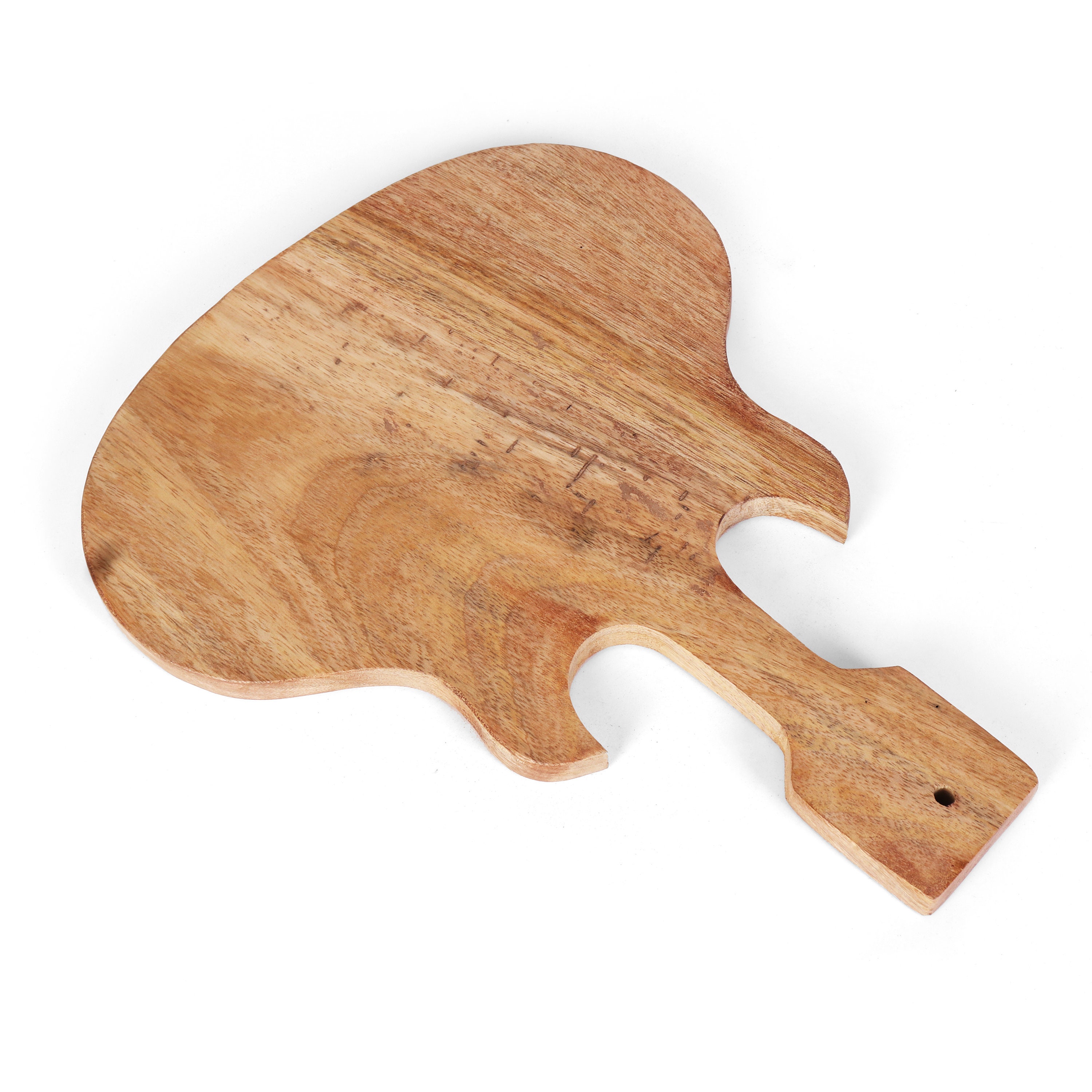 Strings Guitar Mango Wood Cutting Board - Etsy