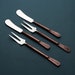 Copper Antique Celia Design Party 4 Pcs. Set of Pickle Fork & Cheese Spreader - Etsy