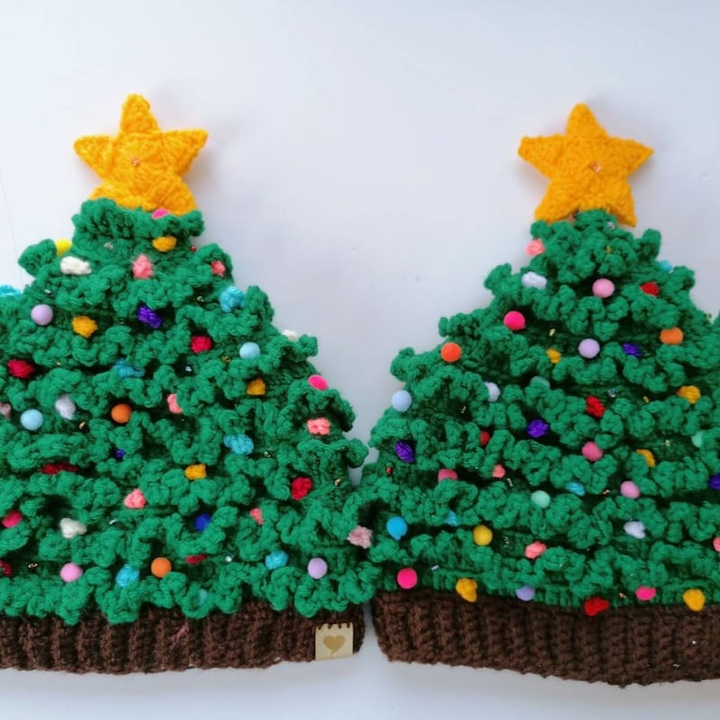 Christmas Tree Hat - Etsy