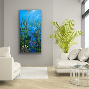 Kelp Forest 24x36 Acrylic Painting - Etsy