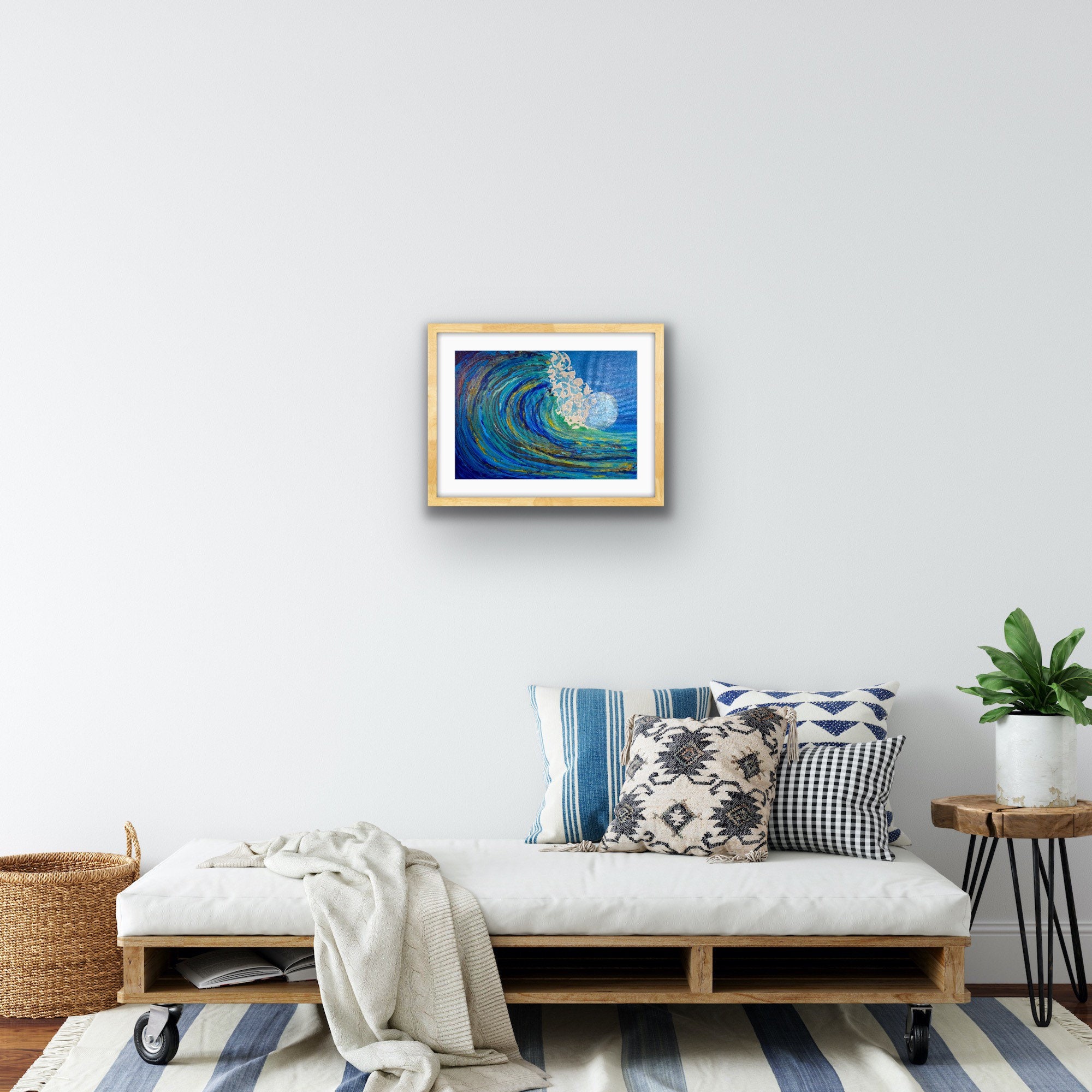 Painting Moonlight Surf 16x20 - Etsy