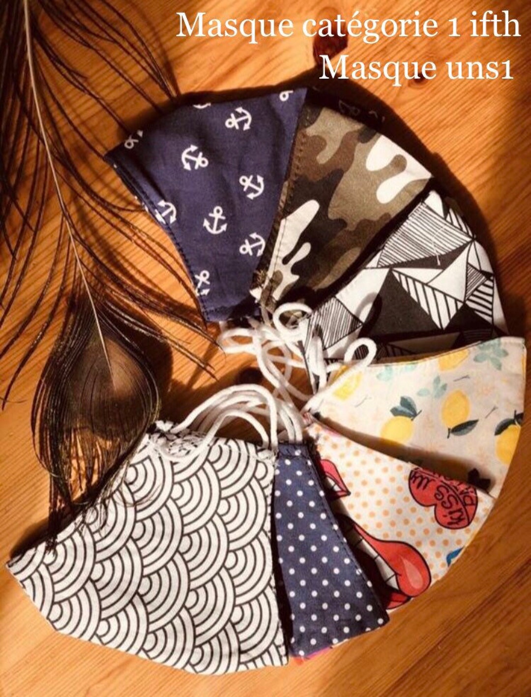 Face Mask Barrier Mask Washable and Reusable Fabric Mask in - Etsy