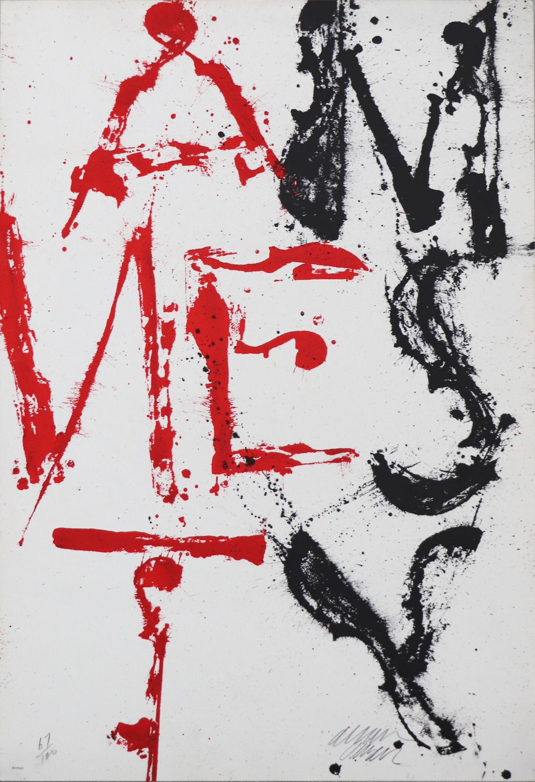 Pierre Fernandez Arman, Amnesty International Signed and Numbered ...
