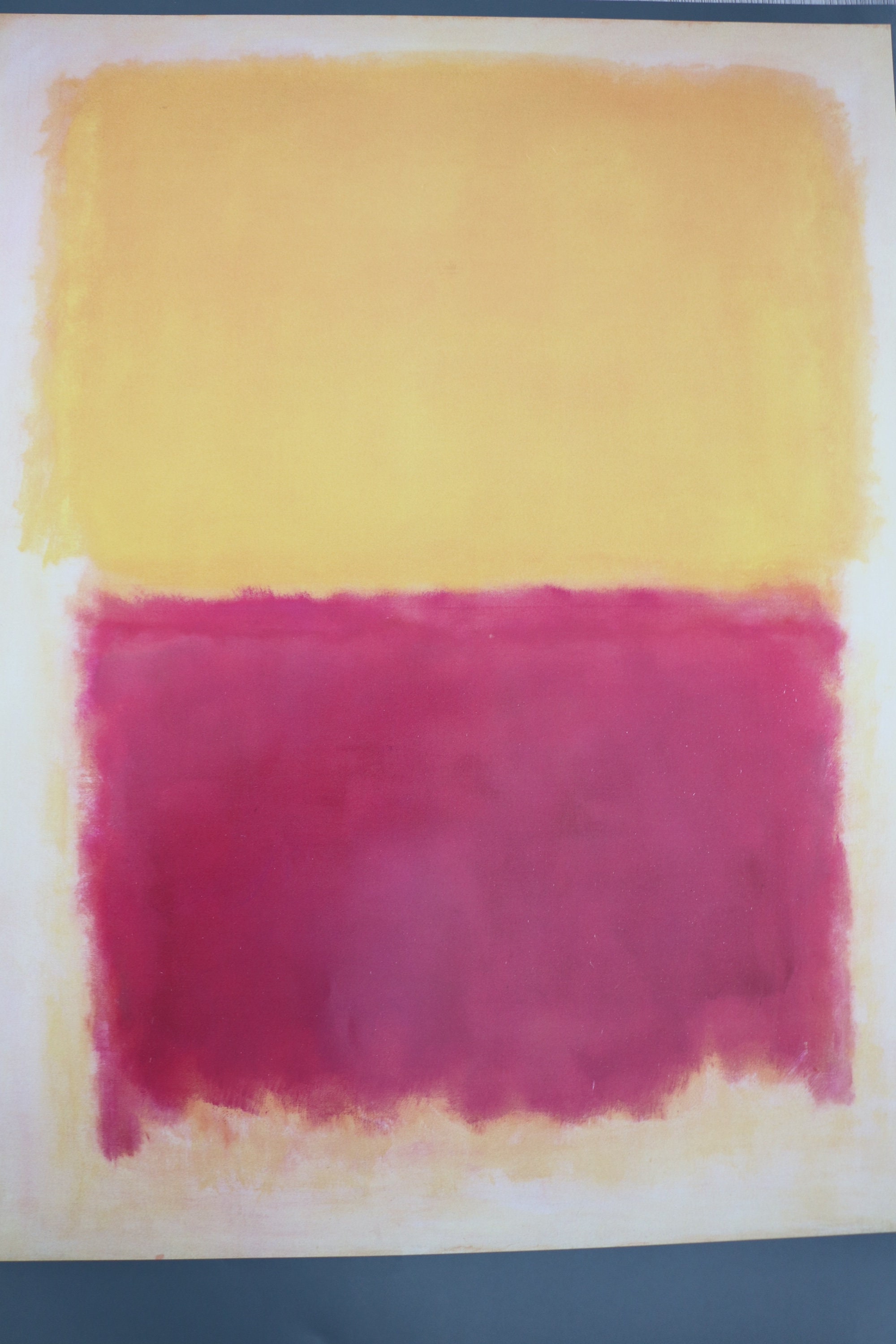 Offset Lithograph by Mark Rothko Entitled "beige, Yellow and Purple" - Etsy