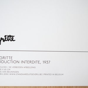 La Reproduction Interdite Lithograph by Rene Magritte, 2014 - Etsy