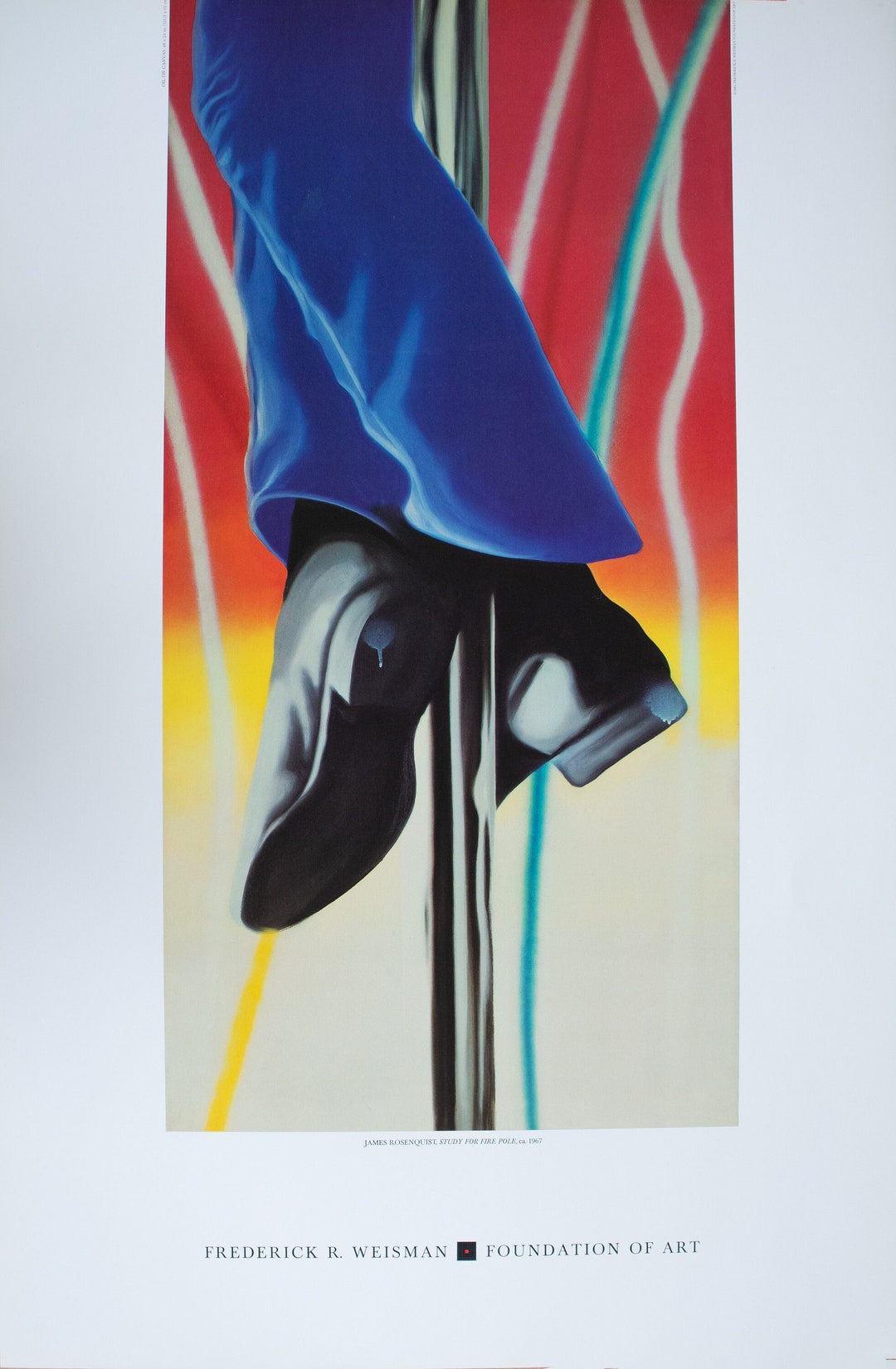 Study for Fire Pole Lithograph by James Rosenquist, 1989 - Etsy