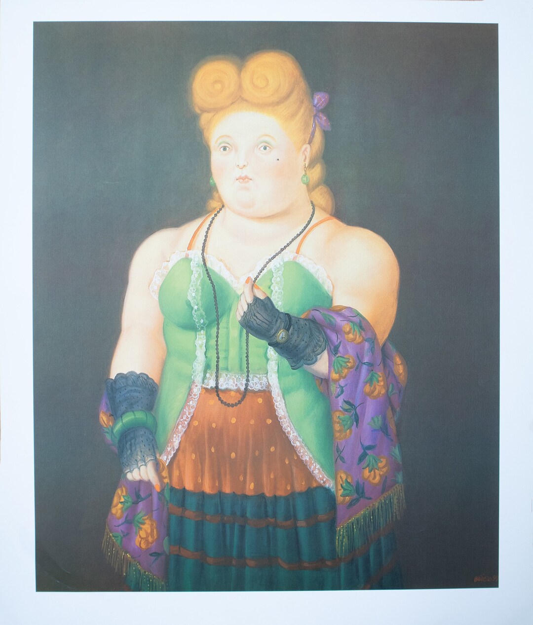 High Society Lithograph by Fernando Botero, 1999 - Etsy