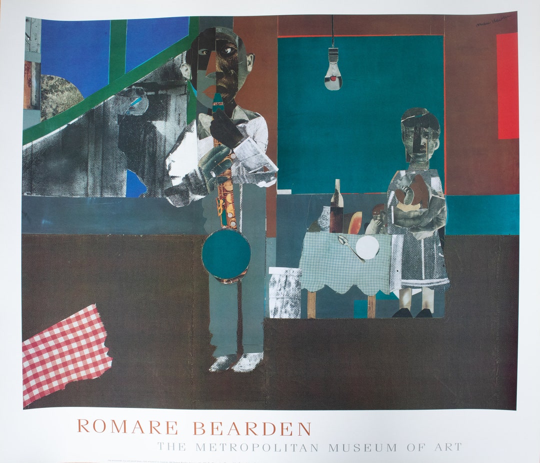 The Woodshed Lithograph by Romare Bearden - Etsy