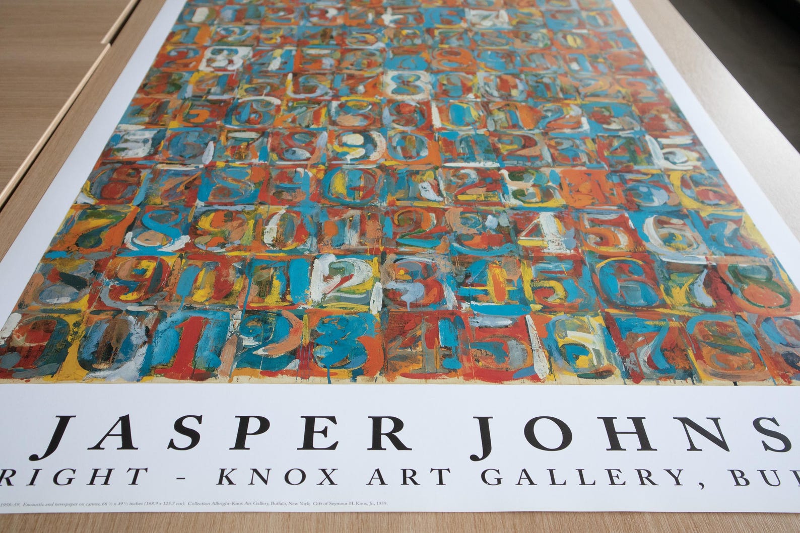 Numbers in Color Lithograph Jasper Johns, 1976 - Etsy