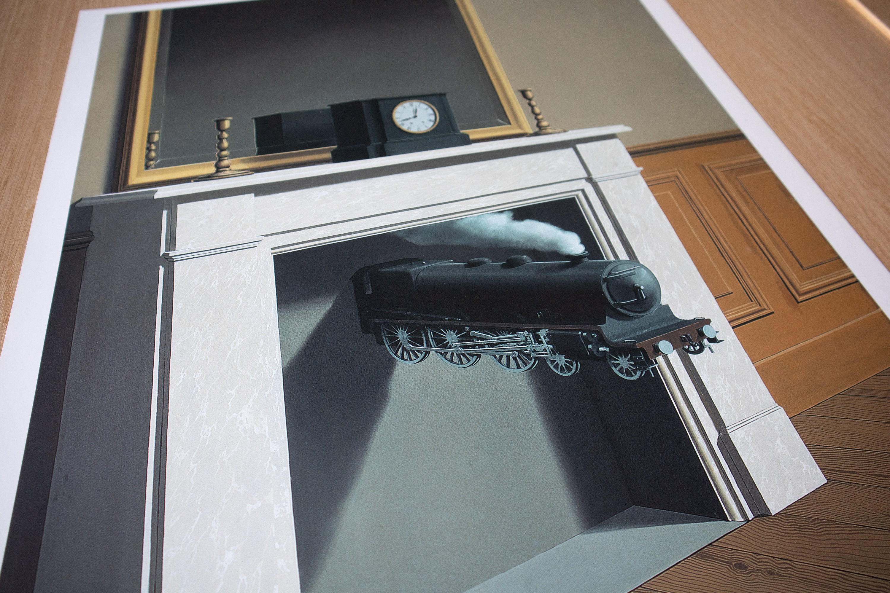 Time Transfixed Lithograph by Rene Magritte, 1938 - Etsy