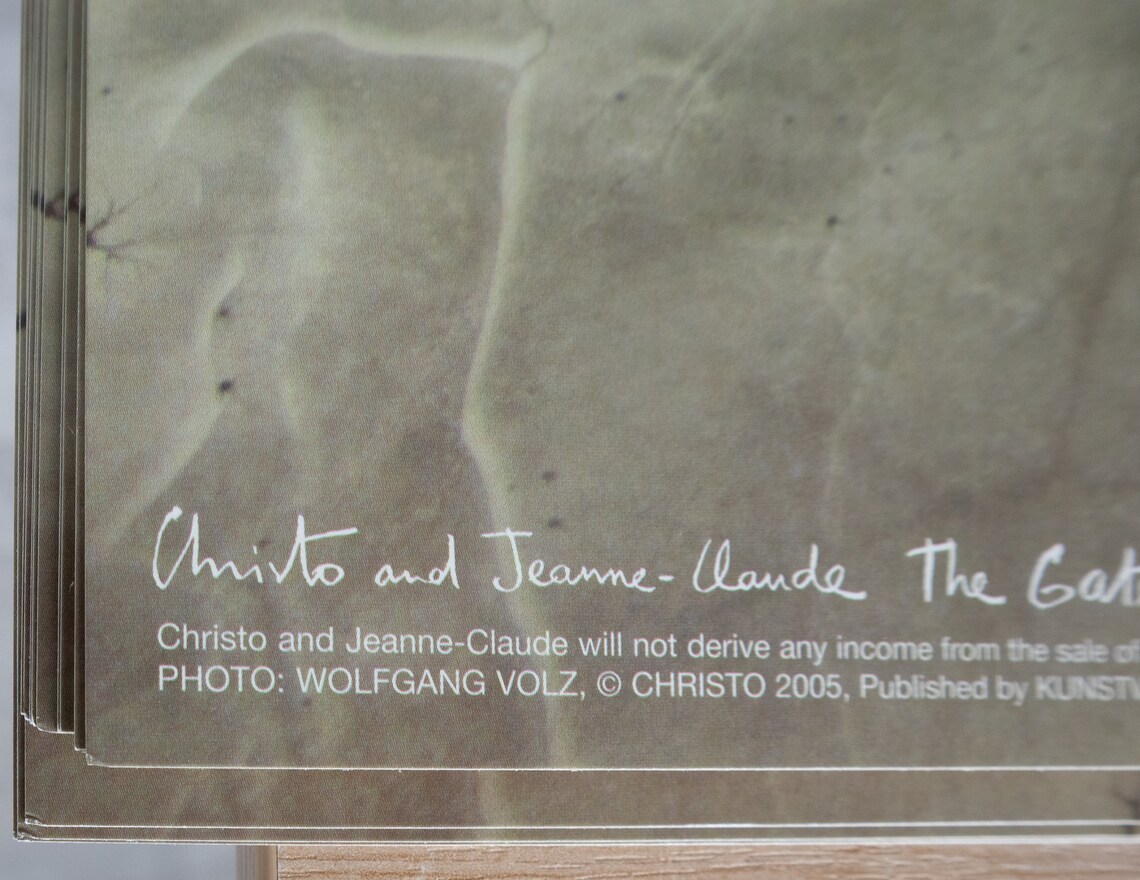 The Gates Project, Photo #25 Lithograph by Christo and Jeanne-claude ...