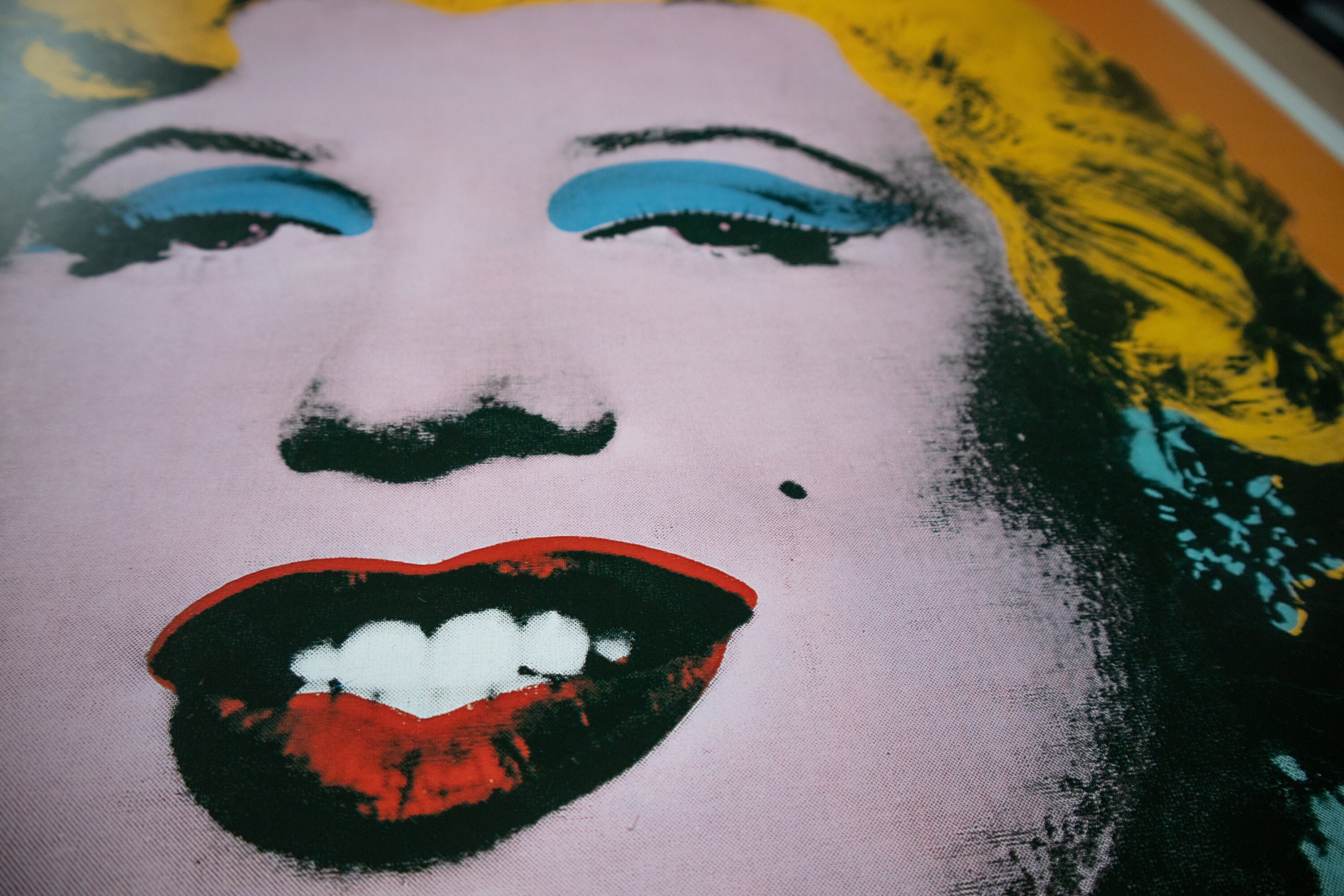 Marilyn, Orange Shot on White Background Lithograph by Andy Warhol ...