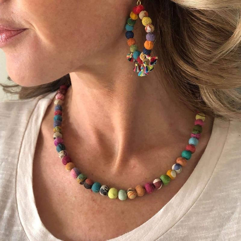 Handmade Necklace Cloth - Etsy UK