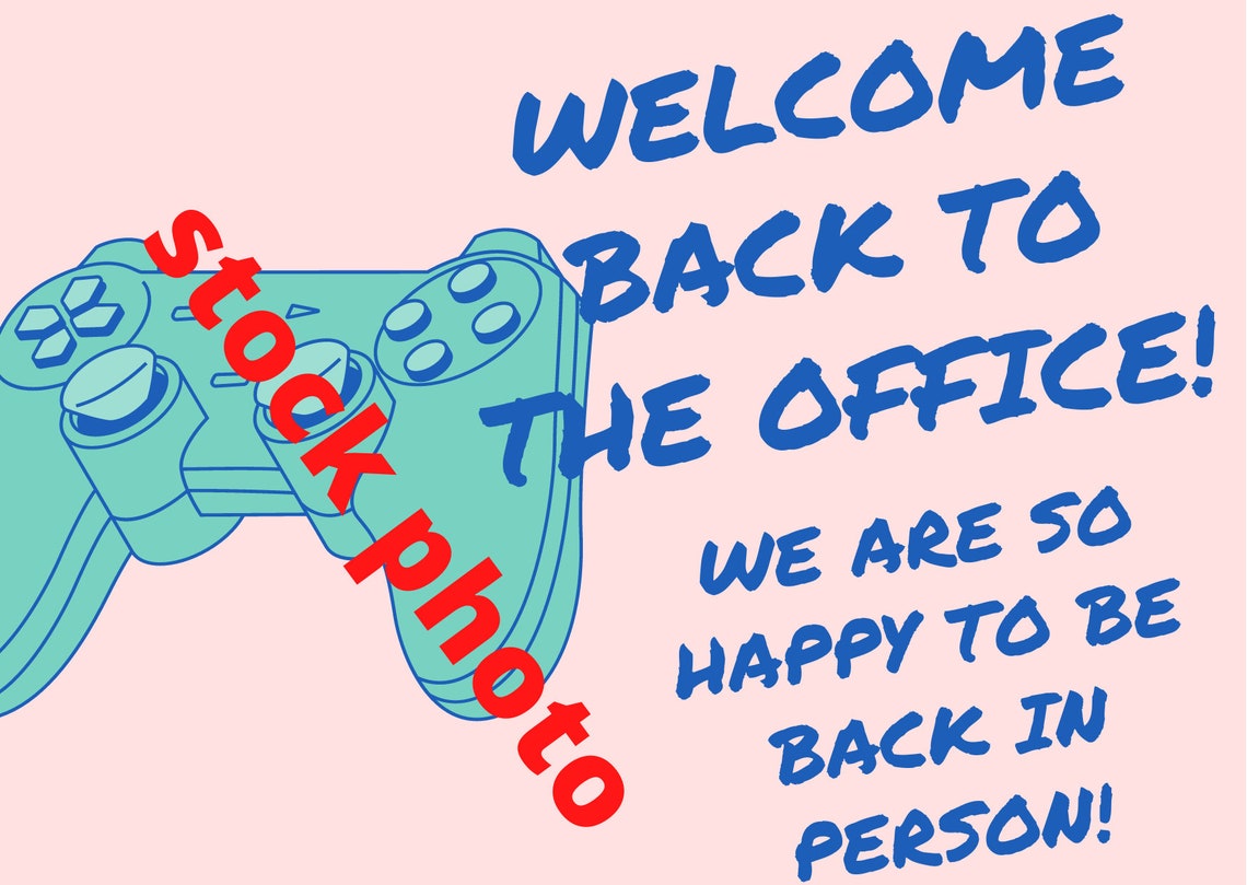 Welcome Back to Work Card Welcome Back to the Office Card | Etsy