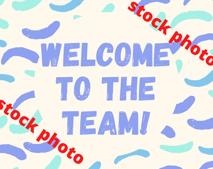 Welcome to the Team, New Hire Gift New Employee Present Idea for Him ...