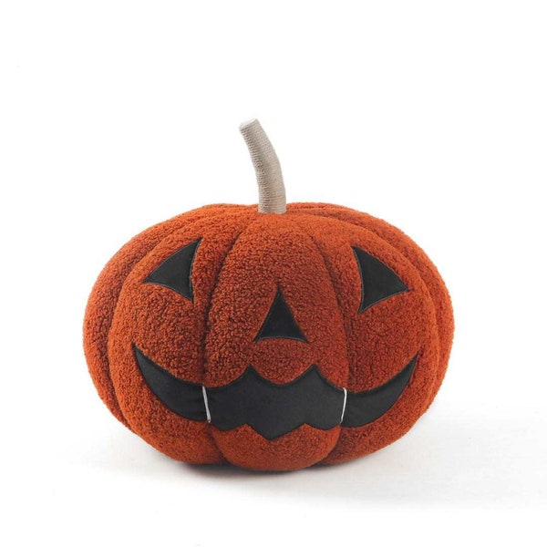 Fuzzy Pumpkin Pillow - Etsy