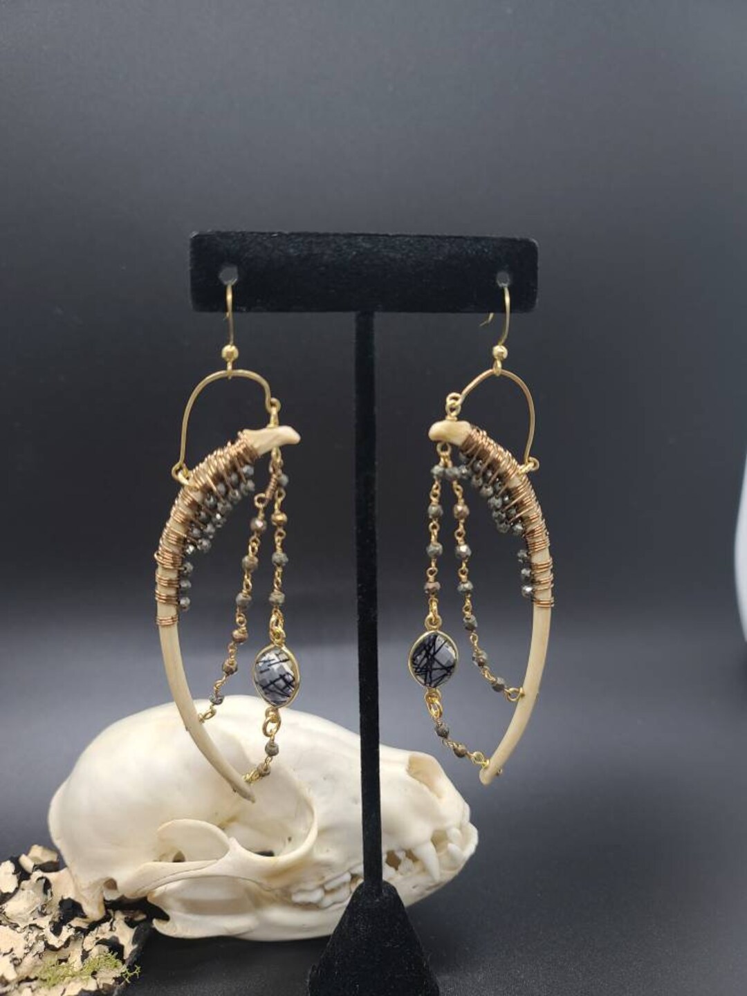 Gothic Drip Chandelier Bone Rib Bones Ethically Sourced Vulture Culture ...