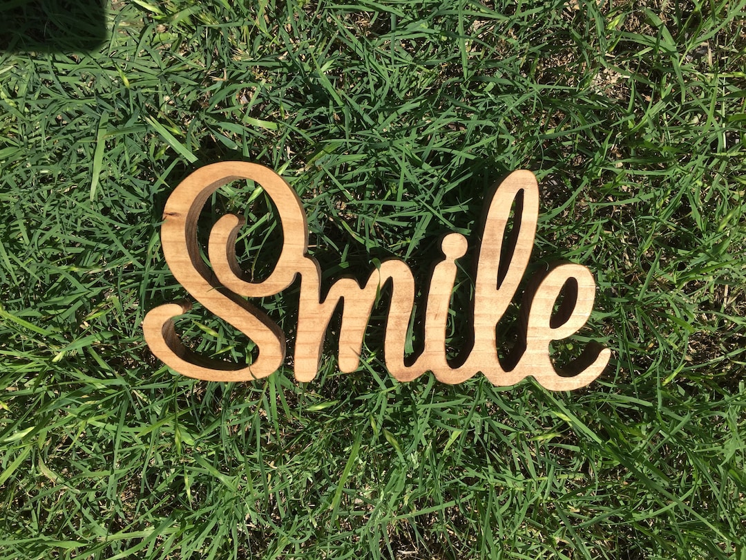 Smile Shelf Word Art - Office Decor, Dentist Office Decor, Ispirational ...