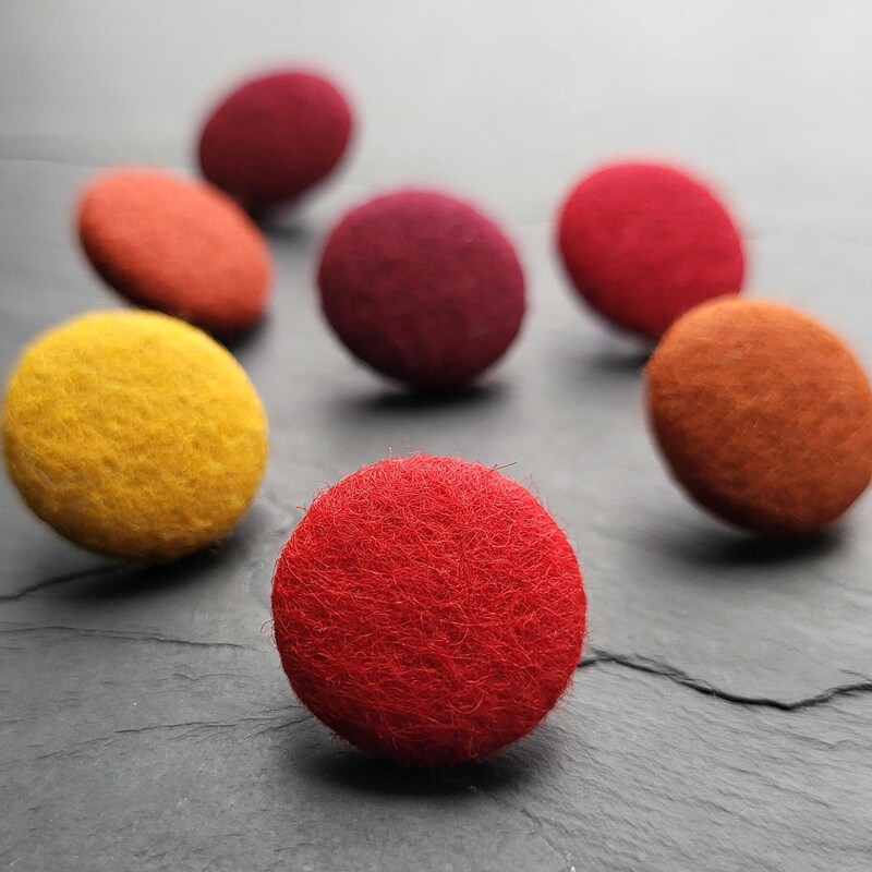 Luxury Buttons Red - Etsy UK