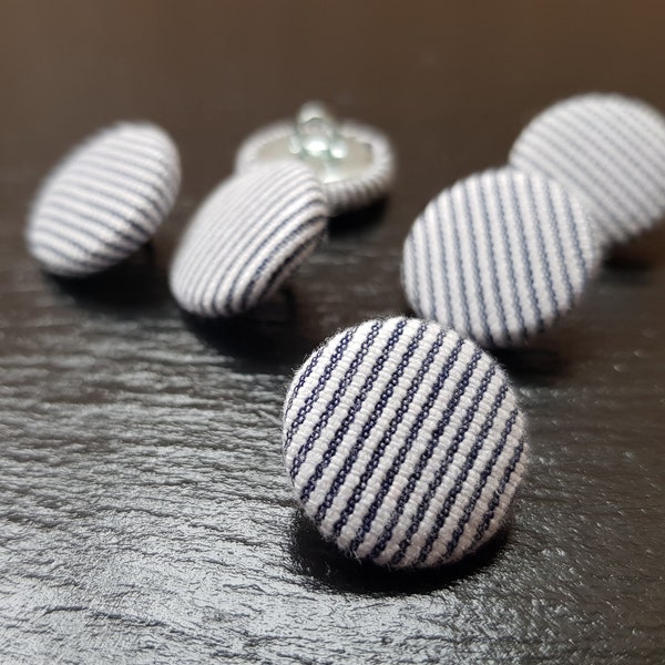 Striped Buttons - Etsy