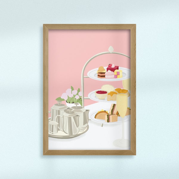 Afternoon Tea Print - Etsy UK