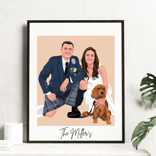 Custom Faceless Portrait Faceless Portrait Print Custom | Etsy India