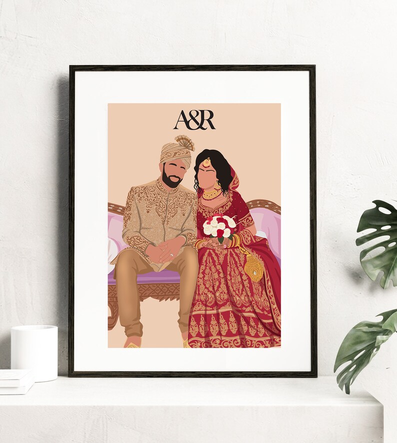 Faceless Portrait Custom Illustration Photo Illustration - Etsy