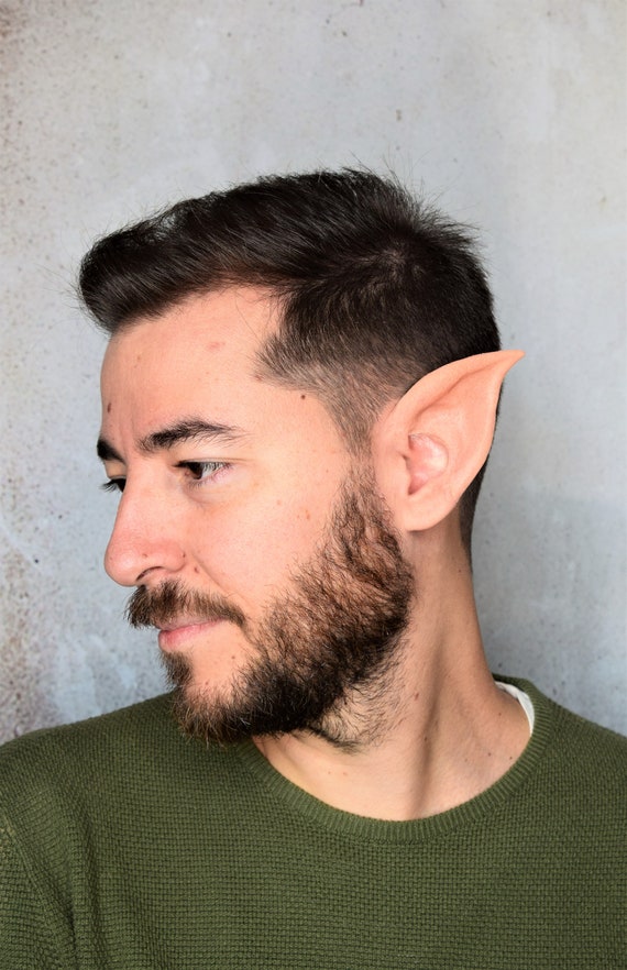 Long Elf Ears Latex Prosthetic elf ear tips Fantasy Costume | Etsy