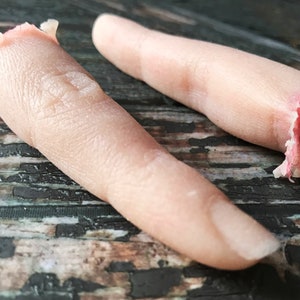 Severed Realistic Silicone Finger, Unpainted Realistic Finger Prop - Etsy