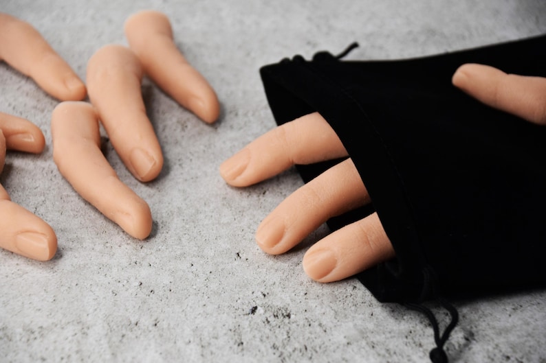 Set of Severed Realistic Silicone Fingers, Unpainted Finger Props - Etsy