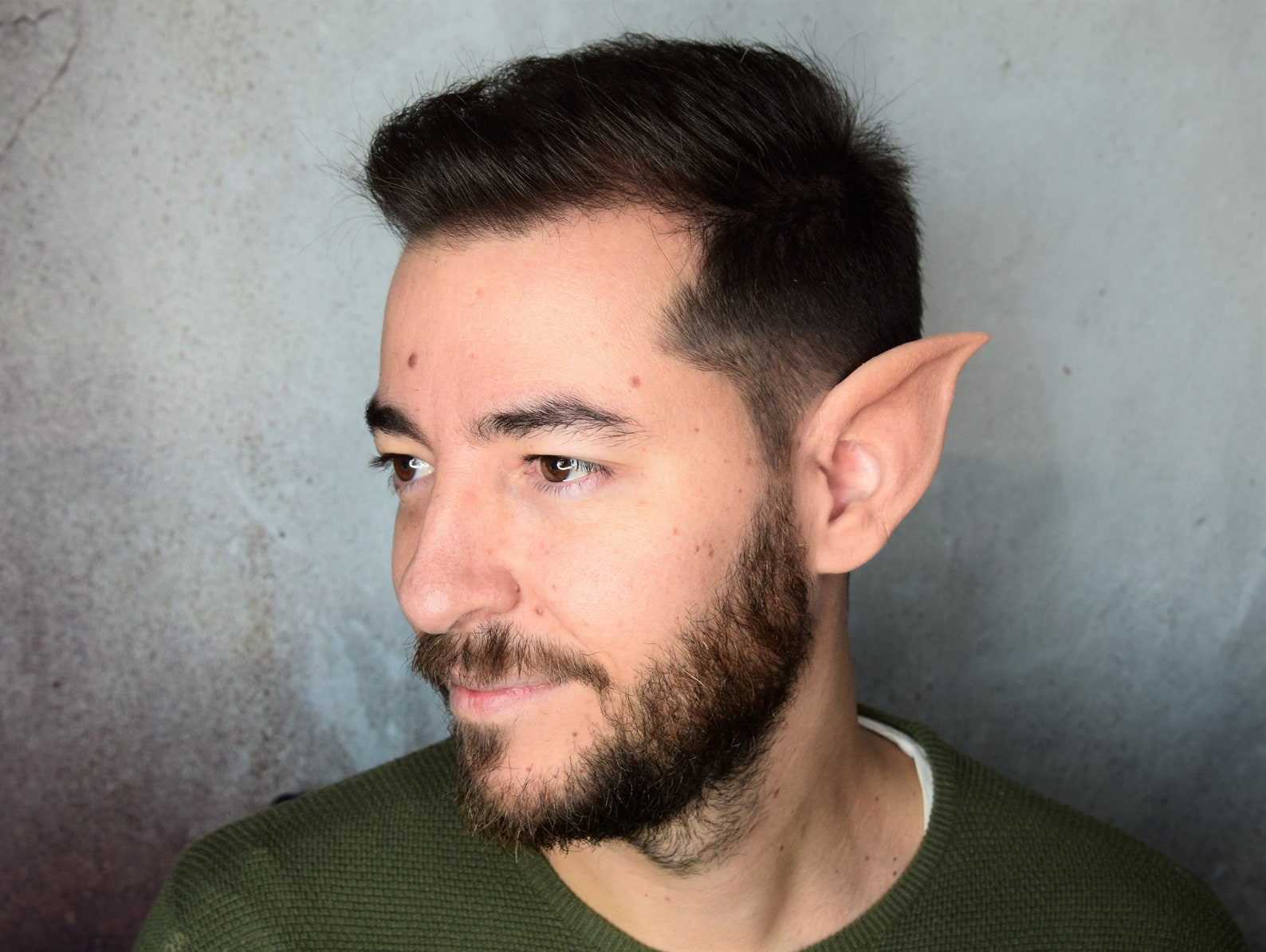 Long Elf Ears Latex Prosthetic elf ear tips Fantasy Costume | Etsy